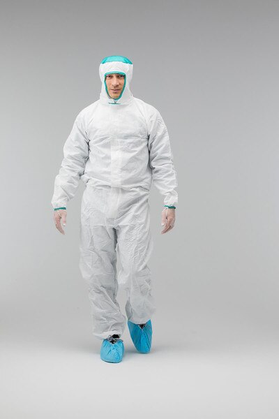 Veltek Easy2Gown 1700P, MP Coverall With Open Face Hood & Boots | DiNovo