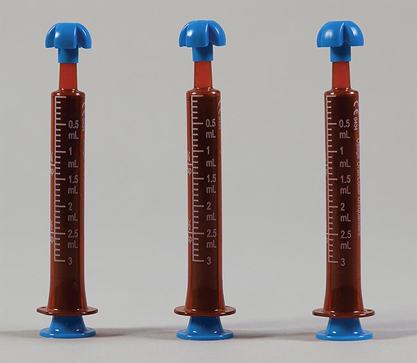 Comar, Oral Amber Syringe With Cap, 3ml | DiNovo