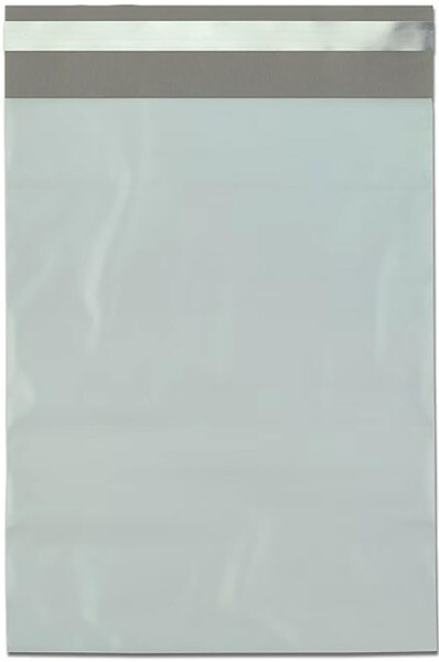Legacy Paper & Packaging White Poly Mailer, 14.5 x 19" | DiNovo