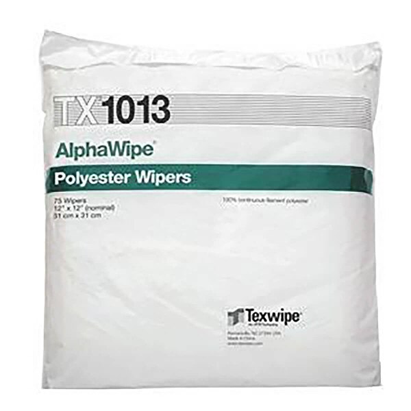 TexWipe AlphaWipe, Dry Poly Wipes, 12x12| DiNovo