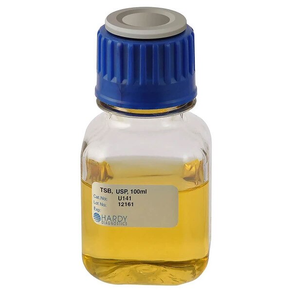Hardy Diagnostics TSB Polycarbonate Bottle with Needle Port Septum ...