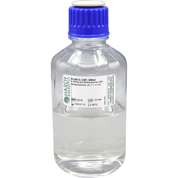 Hardy Diagnostics Fluid D Polycarbonate Bottle With Needle Port Septum ...